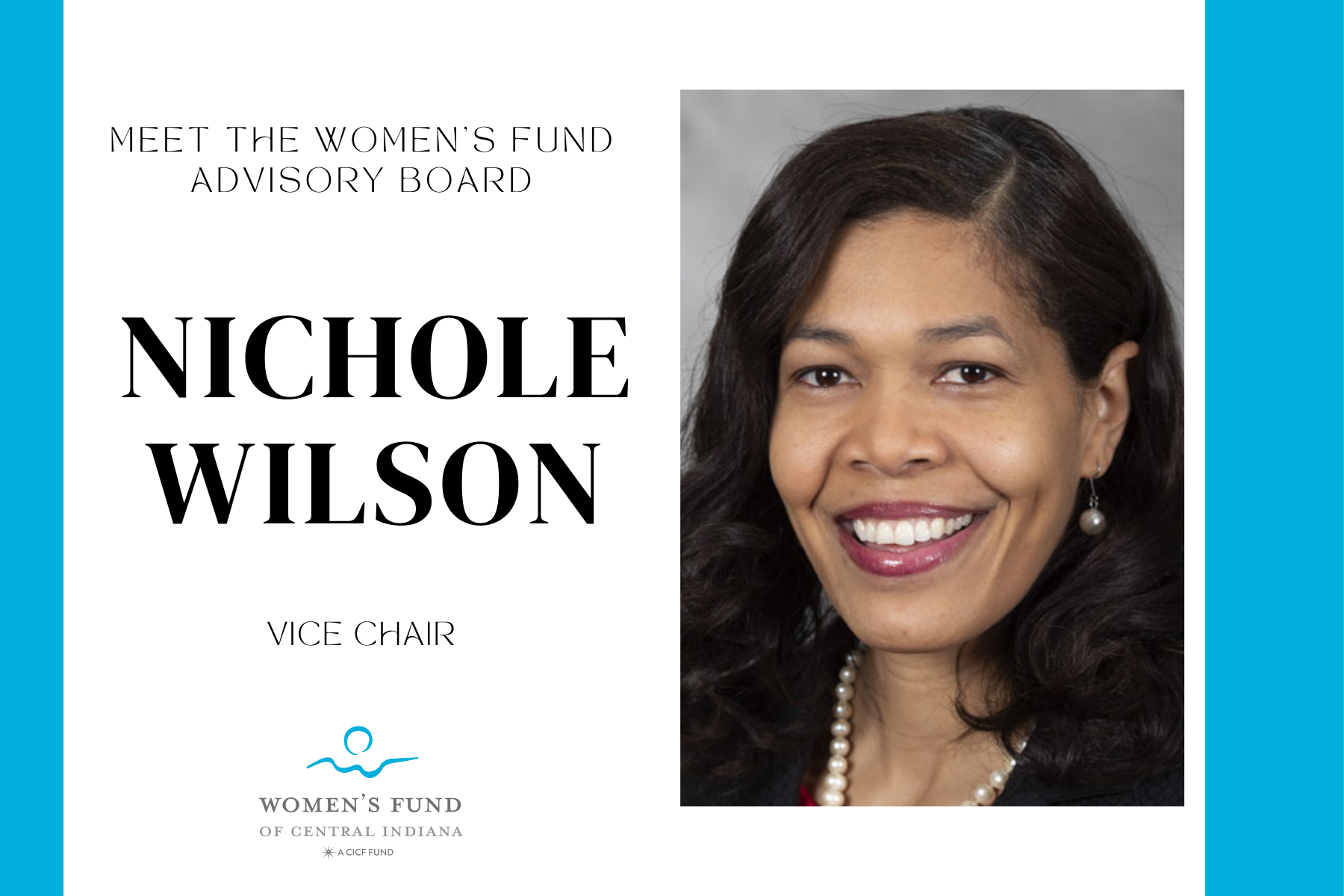 Get To Know the Advisory Board - Nichole Wilson - Women's Fund